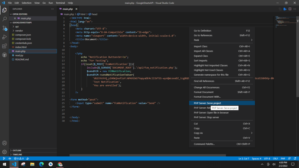 How To Run PHP Using VS Code Visual Studio Code Nucleio 