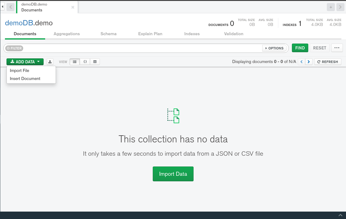 How to import and Export Data using MongoDB compass - Nucleio ... How to import and Export Data using MongoDB compass - Nucleio ...