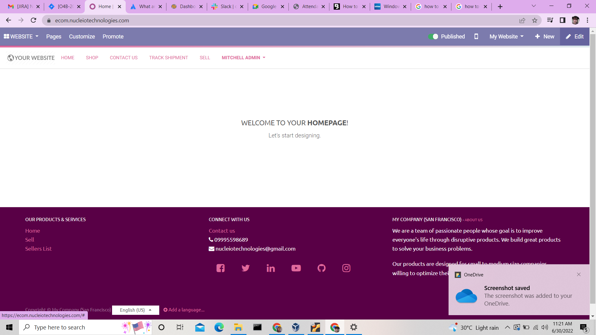 Customizing the homepage of your Ecommerce Website in Odoo from scratch ... Customizing the homepage of your Ecommerce Website in Odoo from scratch ...