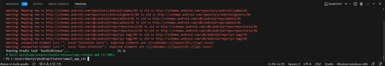 How To Generate An Aab File In Flutter With Vs Code Nucleio Information Services